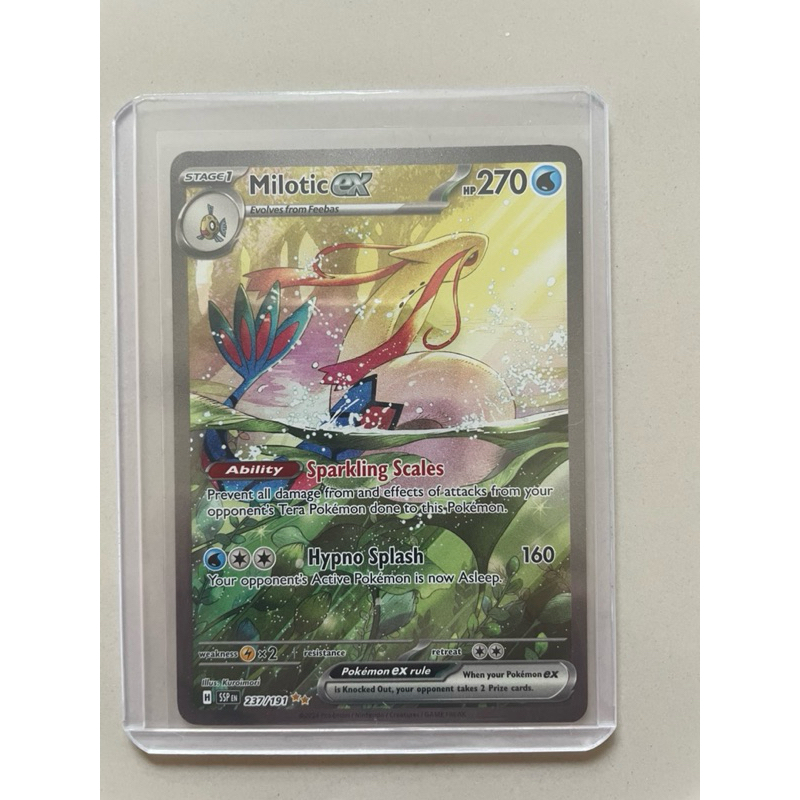Milotic ex SIR surging sparks SV08 237/191- Special Illustration Rare Pokemon TCG | Shopee Malaysia