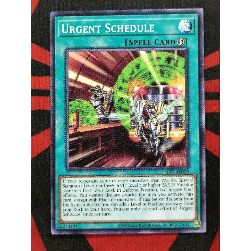 YUGIOH KONAMI SLF1-AE019 Urgent Schedule (Common) | Shopee Malaysia