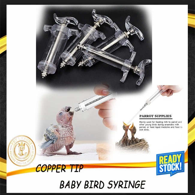 Copper Tip Baby Bird Syringe / Bird Feeder Syringe / Pet Syringe ...
