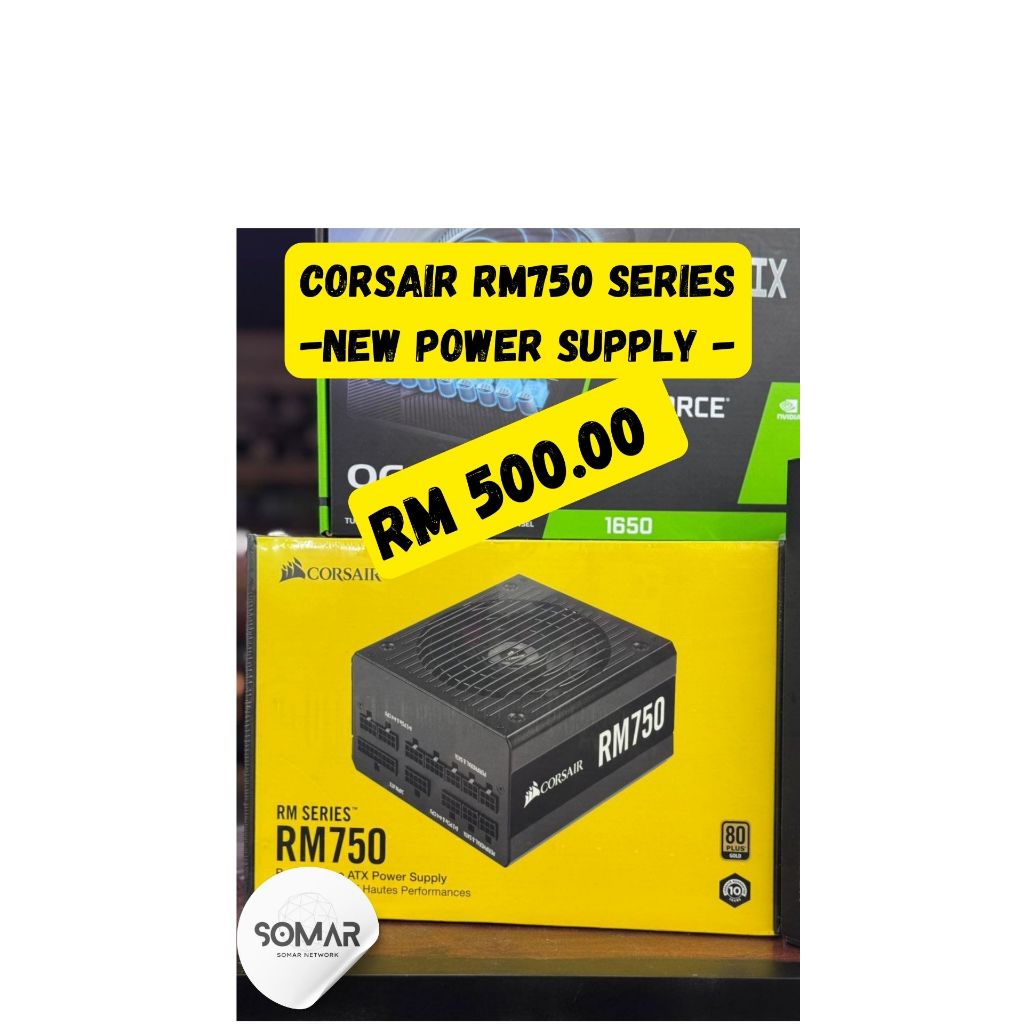 RM Series™ RM750 — 750 Watt 80 PLUS® Gold Certified Fully Modular PSU ...