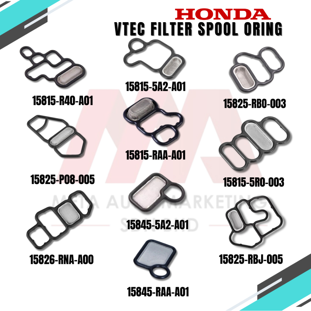HONDA VTEC VALVE FILTER SPOOL VTEC ORING SOLENOID GASKET | Shopee Malaysia
