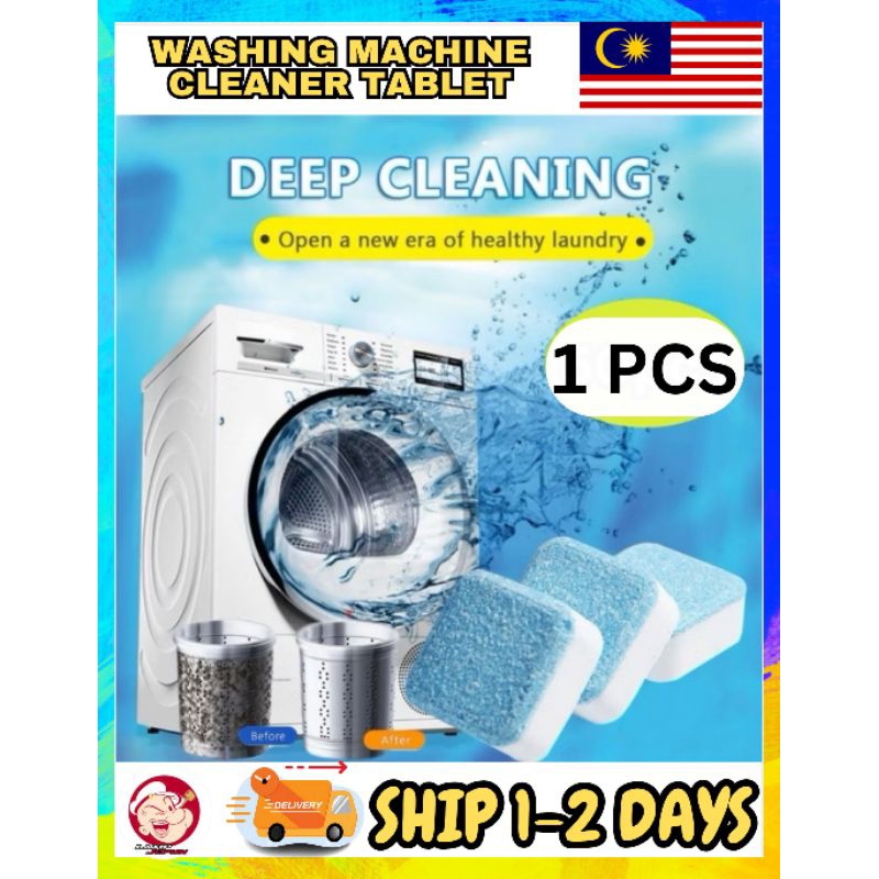 (1 PCS) Washing Machine Cleaner Tablet Laundry Descaler Deep Cleaning ...