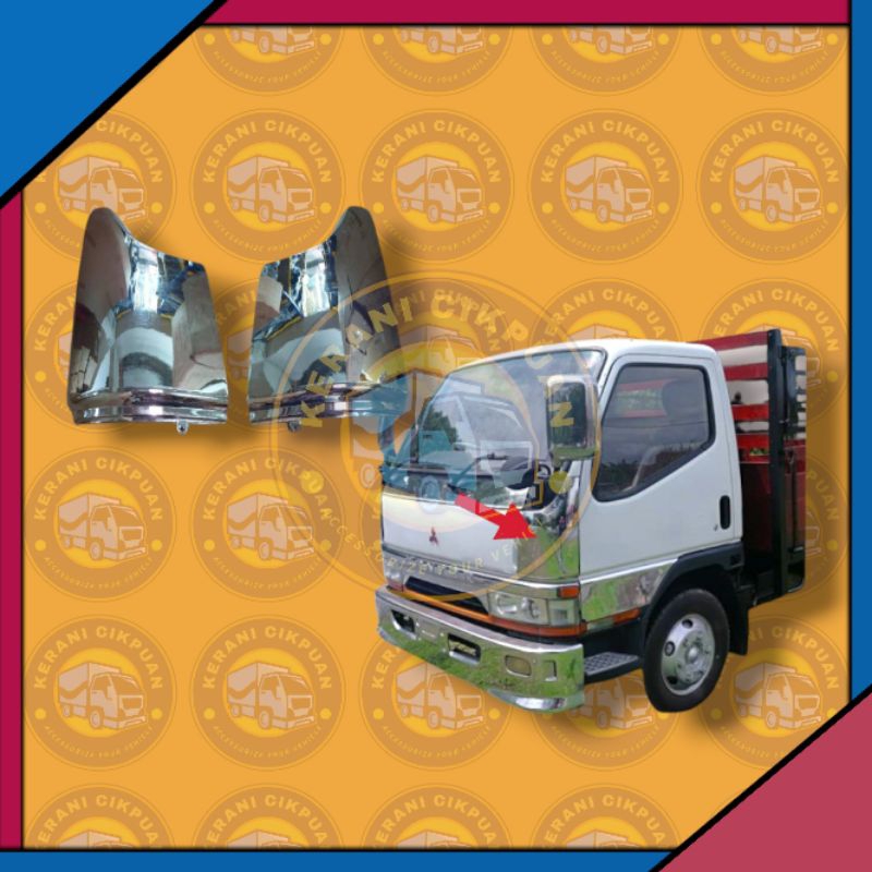 Corner Panel (pipi) Chrome Mitsubishi Canter canter001 | Shopee Malaysia