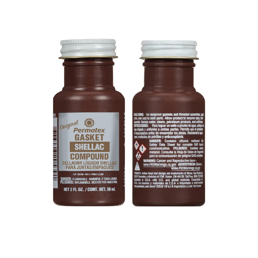 Permatex® Original Gasket Shellac Compound, 2 OZ | Shopee Malaysia