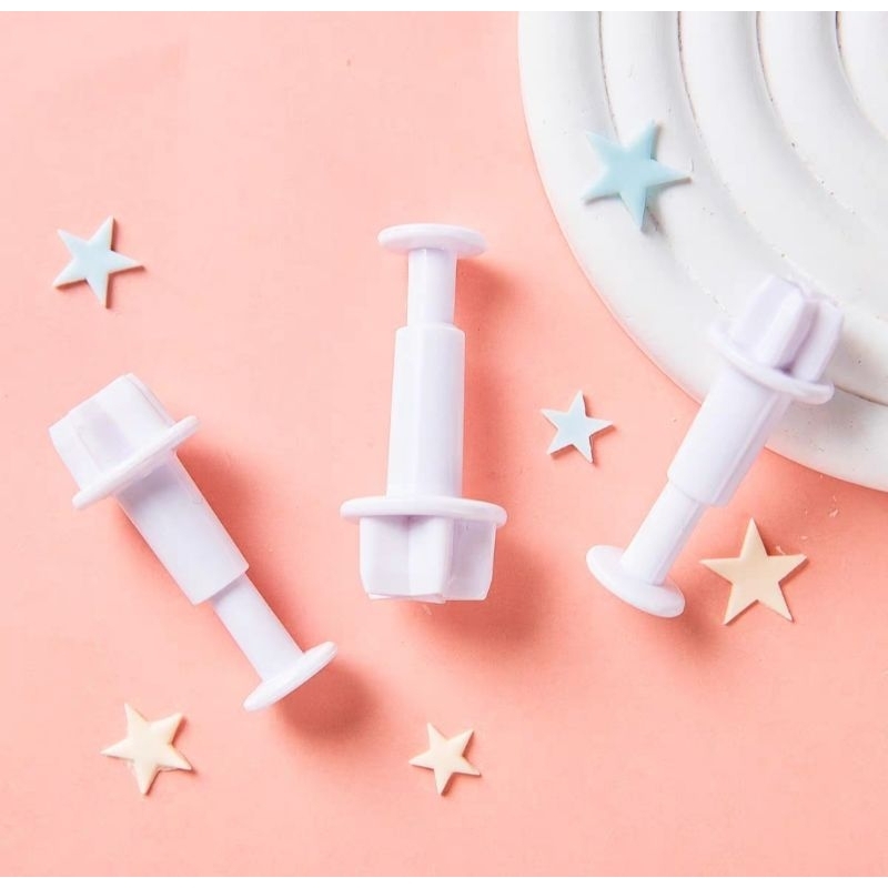 3pcs/set star fondant cutter/cookies cutter/biscuit mould/Acuan biskut ...