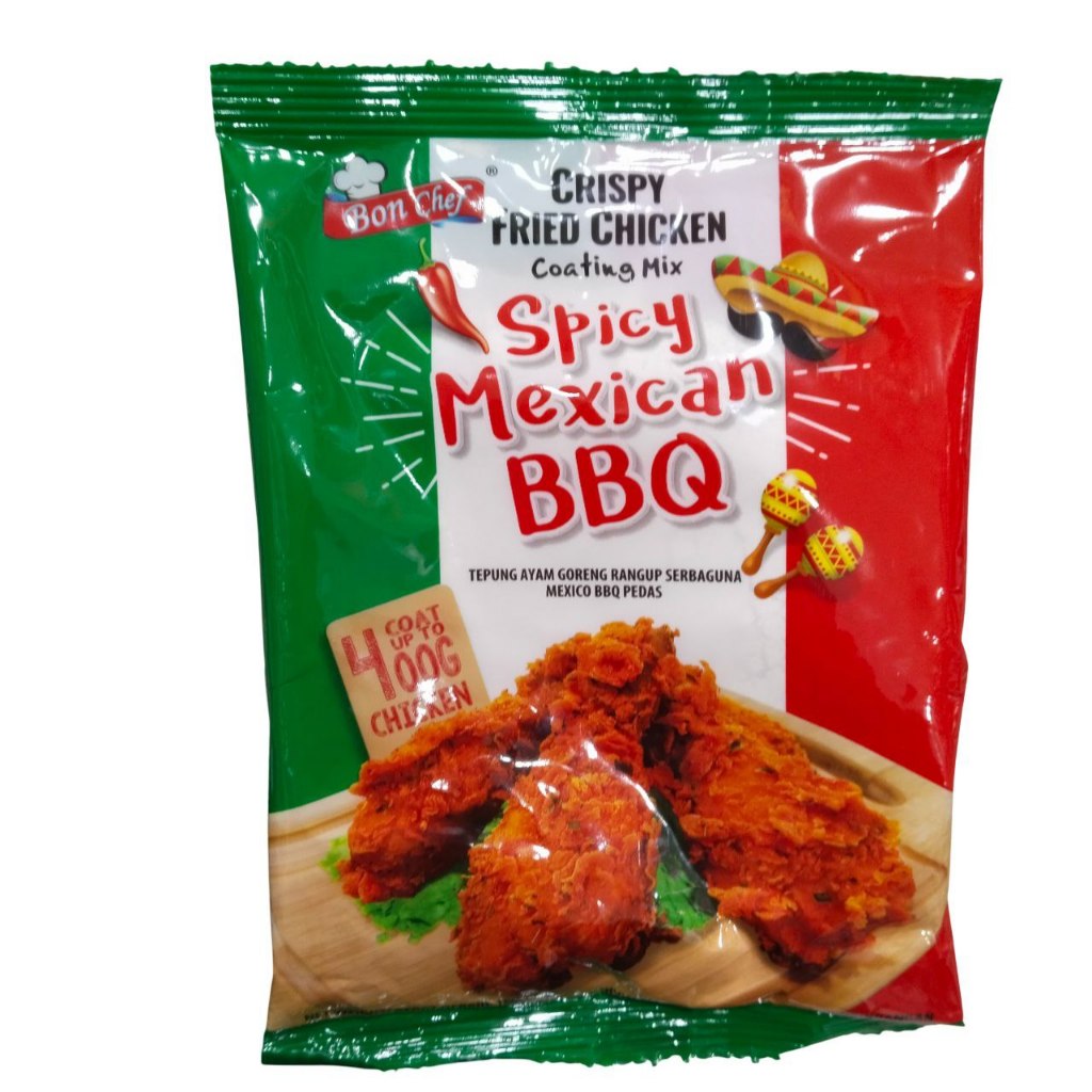 200G BON CHEF SPICY MEXICAN BBQ/HOT SPCY/BREAD CRUMB/TEPUNG BEREMPAH ...