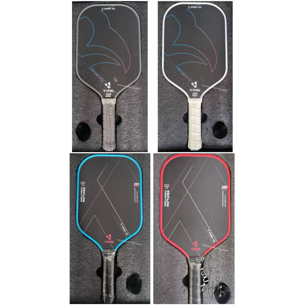 Y.YING PICKLEBALL PADDLE-CARBON FIBER (FREE GRIP +FREE BALL + ERASER) | Shopee Malaysia