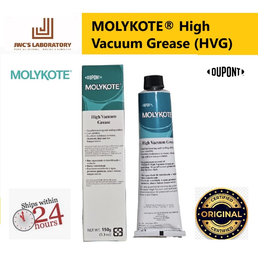 Dow Corning High Vacuum Grease Molykote HVG Dupont 150g Tube | Shopee ...