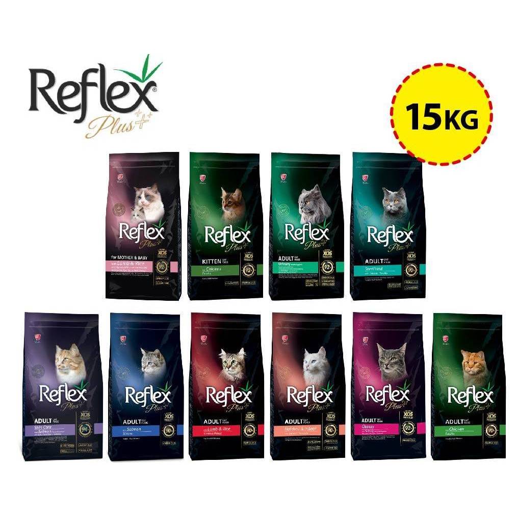 Reflex Plus Dry Cat Food - 15kg ( Original Pack ) | Shopee Malaysia