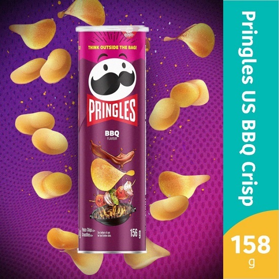 [Promotion] USA Pringles Potato Crisps (158g) 零食清货 Barbeque flavour ...