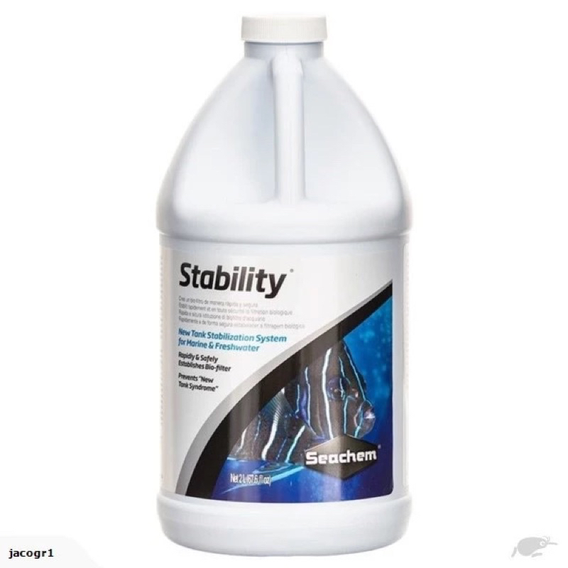 Seachem Stability 2L Benificial Bactetia starter for New Aquarium Water | Shopee Malaysia