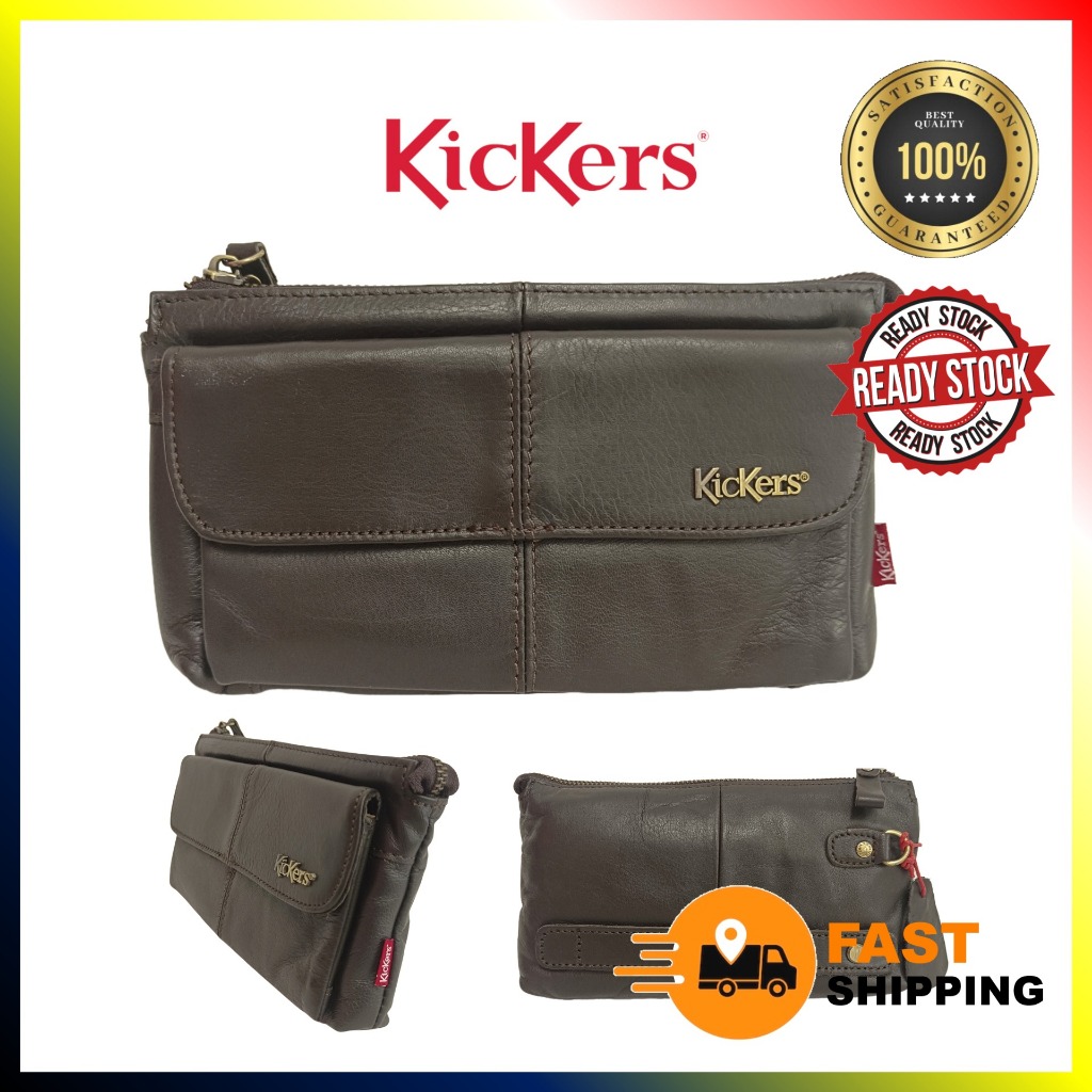 KICKERS ORIGINAL BRANDED LEATHER MEN CLUTCH BAG BEG LELAKI HABD BAG BEG ...