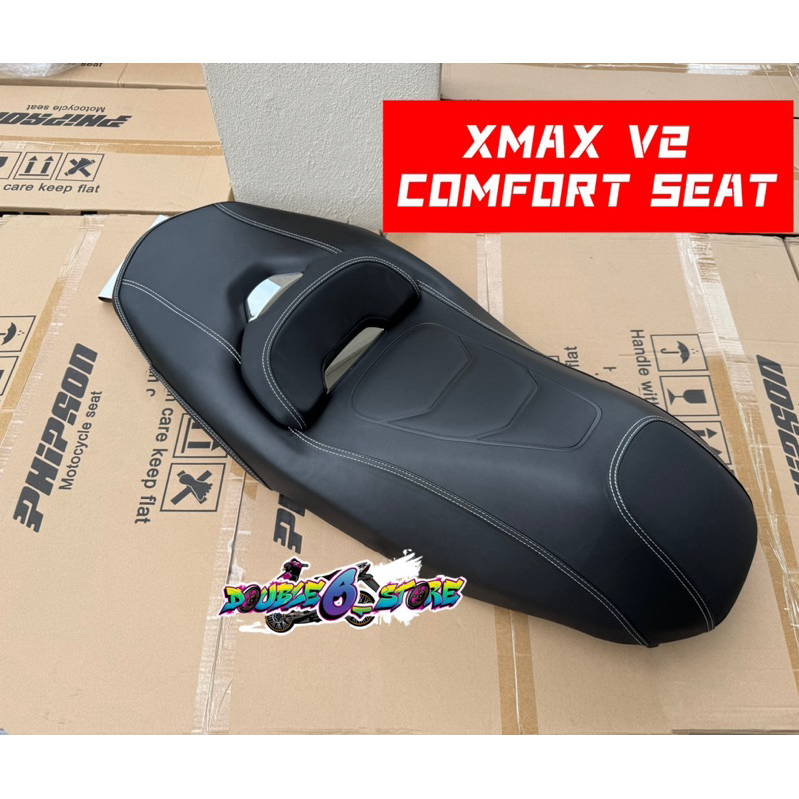 YAMAHA XMAX V2 NEMO STYLE COMFORT SEAT LEATHER X-MAX 250 SEAT 100% ...