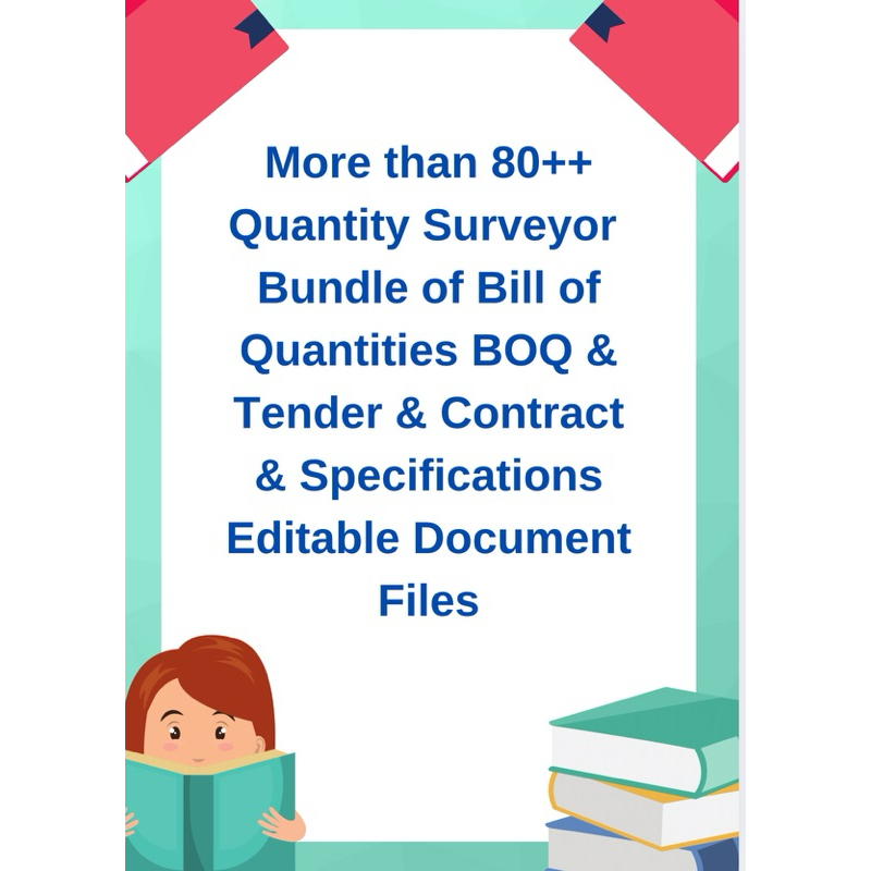 More than 80++ Quantity Surveyor Bundle of Bill of Quantities BOQ ...