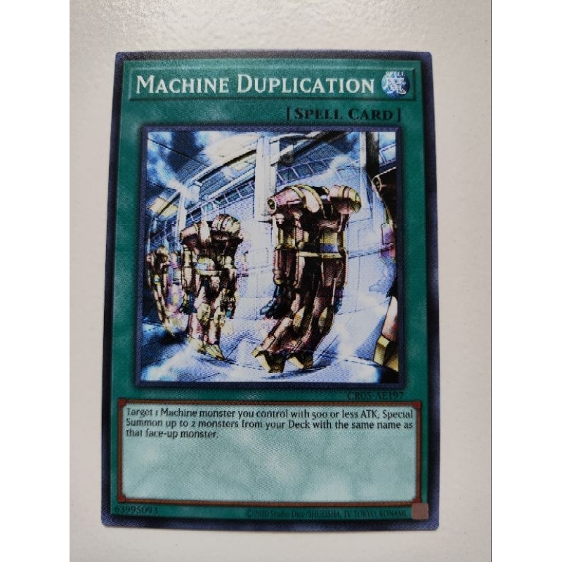 遊戲王 Yu-Gi-Oh CR05-AE197 Machine Duplication (COMMON/N) | Shopee Malaysia