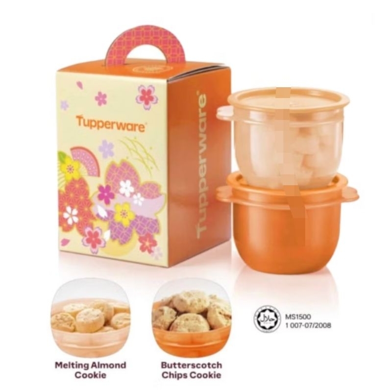 Ready Stock Tupperware CNY 2025 cookies gift set (Bubble wrap+box ...