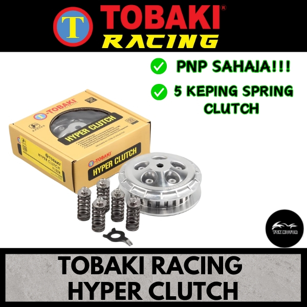 TOBAKI RACING HYPER CLUTCH PNP 5 SPRING Y15ZR/FZ150i V3/LC135 4S V1-V8/RS-X/RS150R | Shopee Malaysia