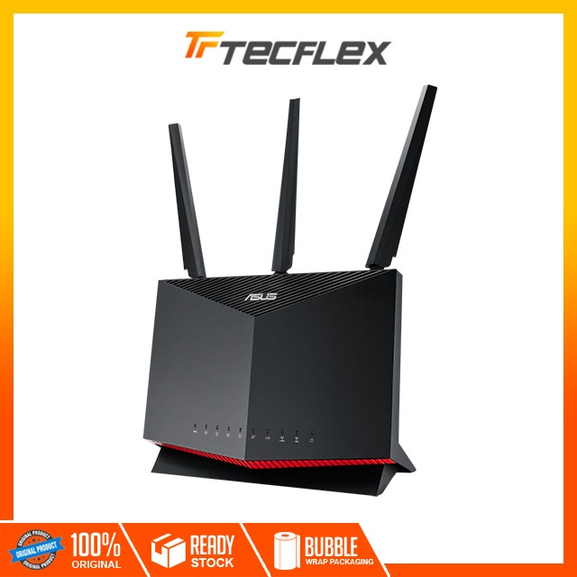 ASUS RT-AX86U / RT-AX86S AX5700 Dual Band WiFi 6 Gaming Router with ...