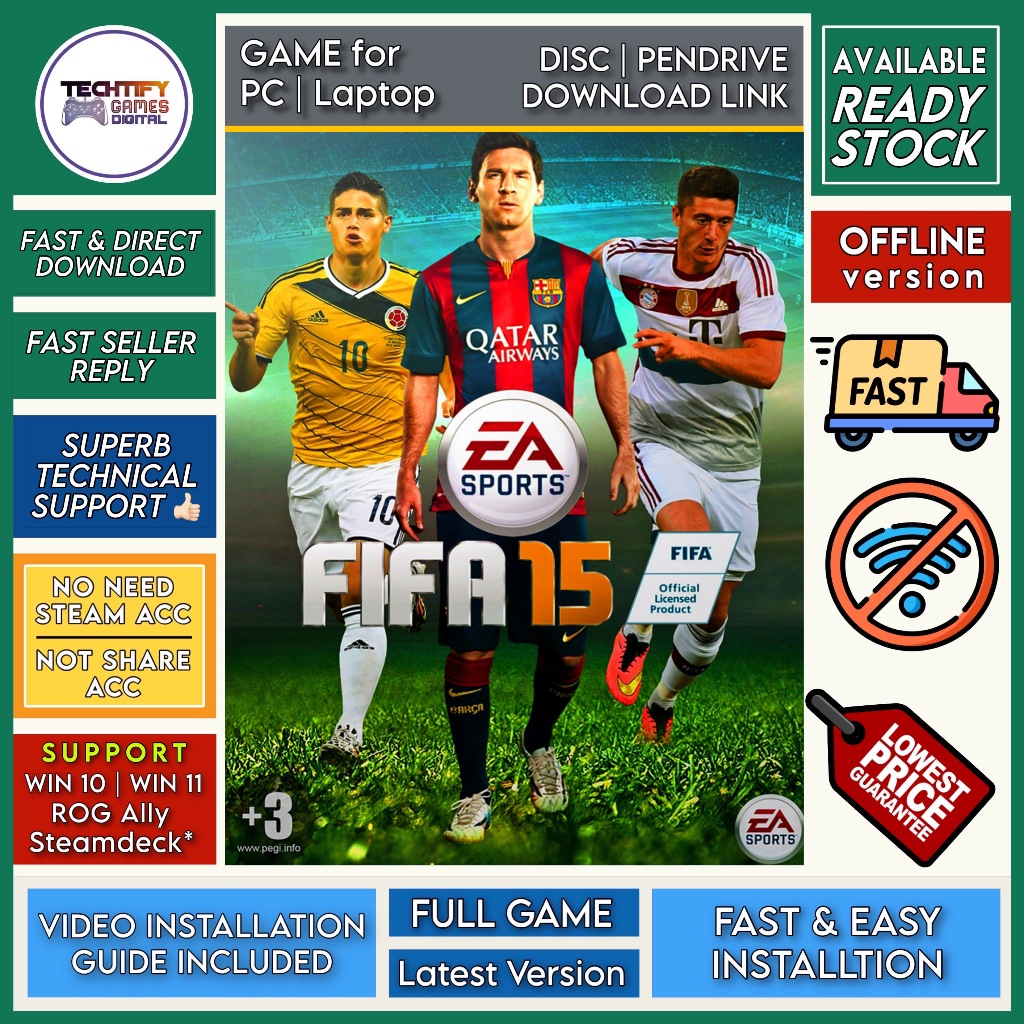 [PC Game] FIFA 15 Ultimate Team Edition - Offline [Disc | Pendrive ...