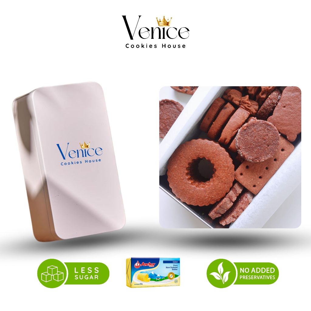 Cocoa Kingdom Butter Cookies 380grams (7 recipes) | Shopee Malaysia