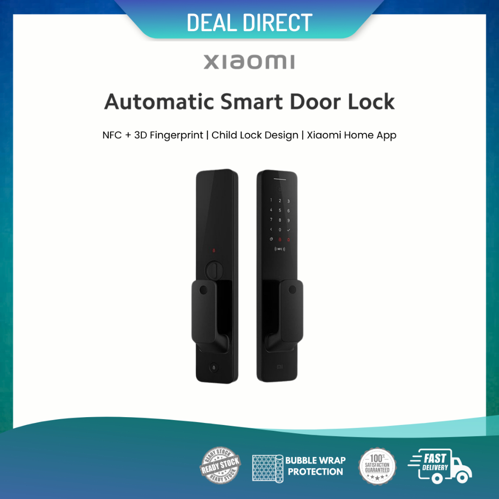Xiaomi Automatic Smart Door Lock Push Pull Fully Automatic Fingerprint ...