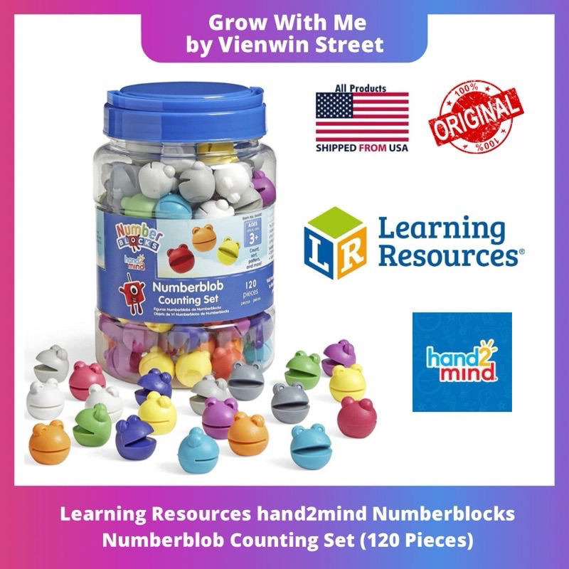 🔥Ready🔥Learning Resources hand2mind Numberblocks Numberblob Counting ...