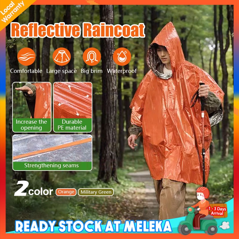 Emergency Rain Coat Survival Sleeping Bag Waterproof Travel Raincoat ...