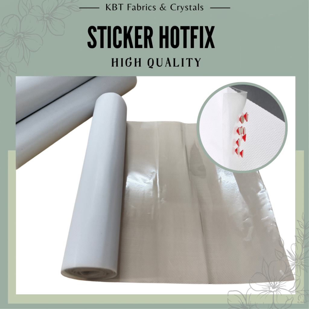Premium Quality Hotfix Rhinestone Transfer Tape Sticker Kosong for DIY ...