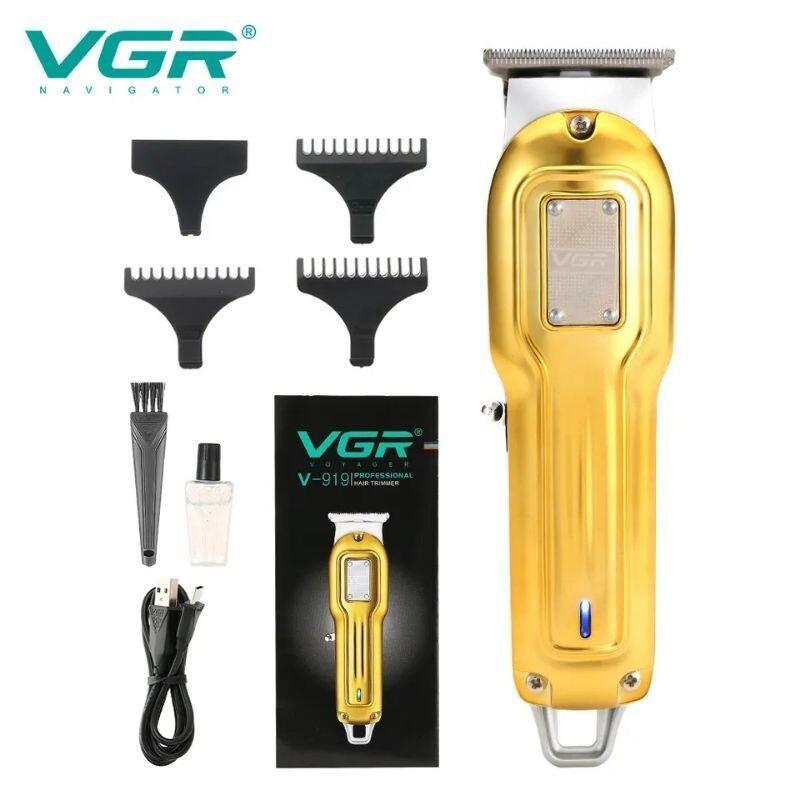 VGR V-919 Professional Hair Trimmer Rechargeable cordless Hair Beard Clipper with Stainless ...