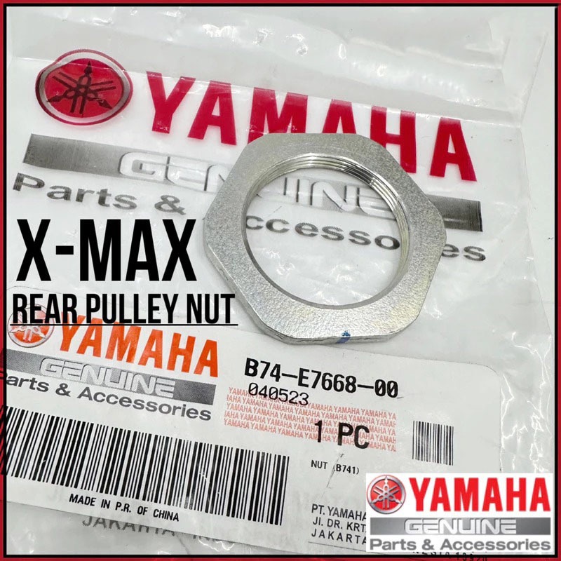100% ORIGINAL YAMAHA XMAX REAR PULLEY NUT 0 B74-E7688-00 X-MAX X MAX ...