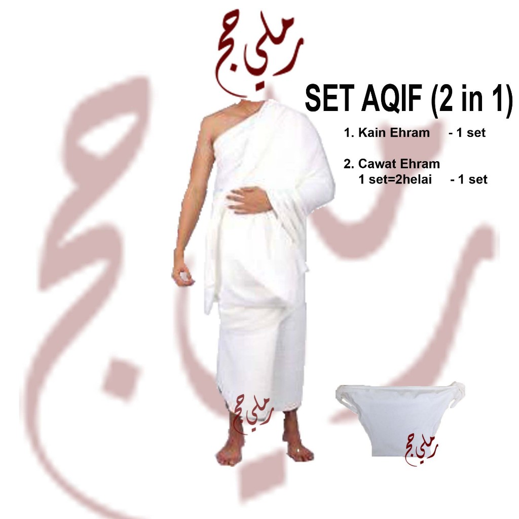 HAJI UMRAH - SET AQIF KAIN EHRAM CAWAT EHRAM IRHAM | Shopee Malaysia