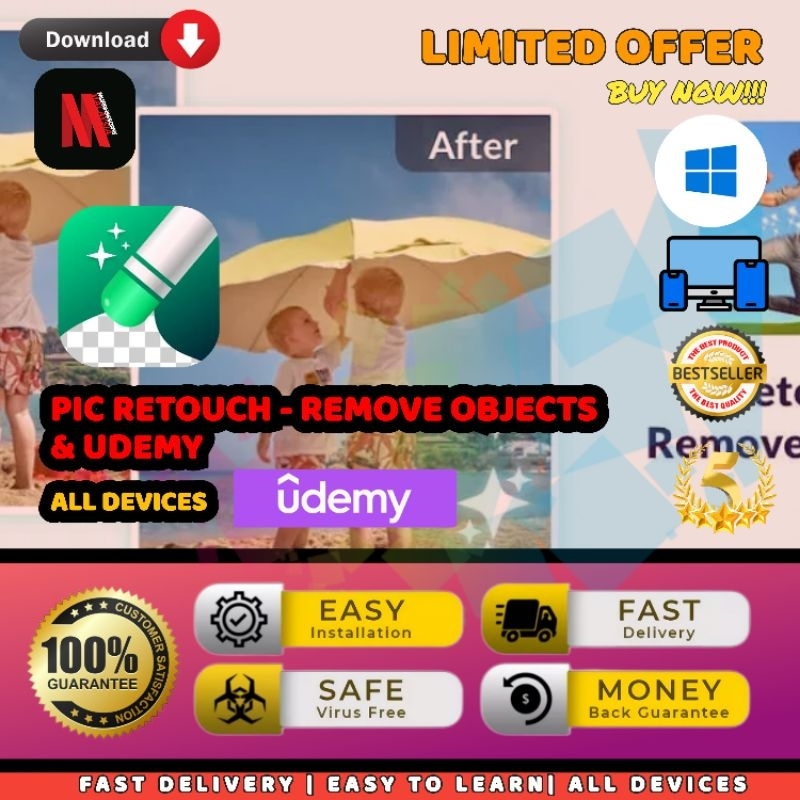Pic Retouch - Remove Objects & Udemy Master Selections and Remove ...