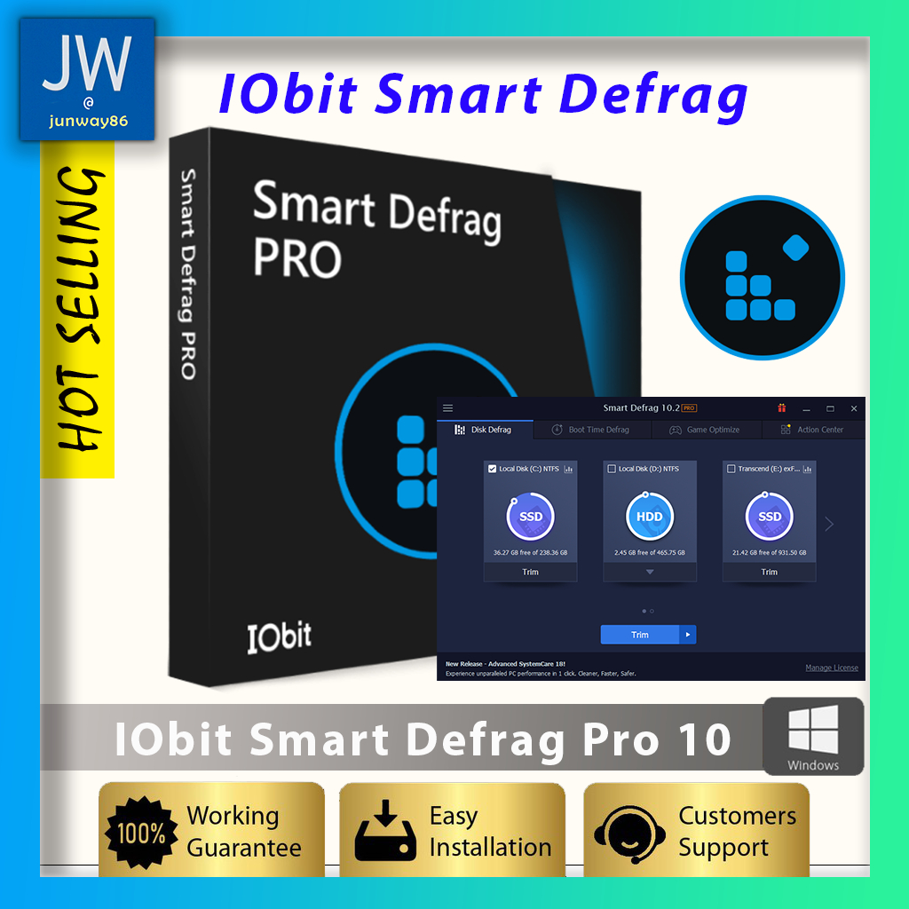 IObit Smart Defrag Pro 10.2 - 2024 December Update (Full Version with ...