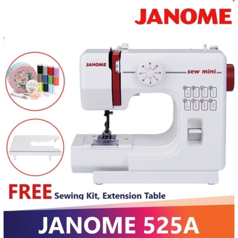 Janome Mini Sewing Machine Mesin Jahit Mini Mesin Janome | Shopee Malaysia