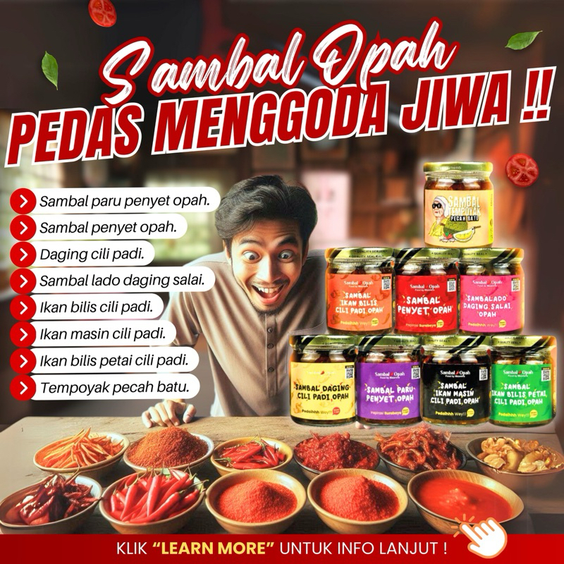 Sambal Opah (Food by Masmira) | "Sambal pedas sampai nangis, tapi suka ...
