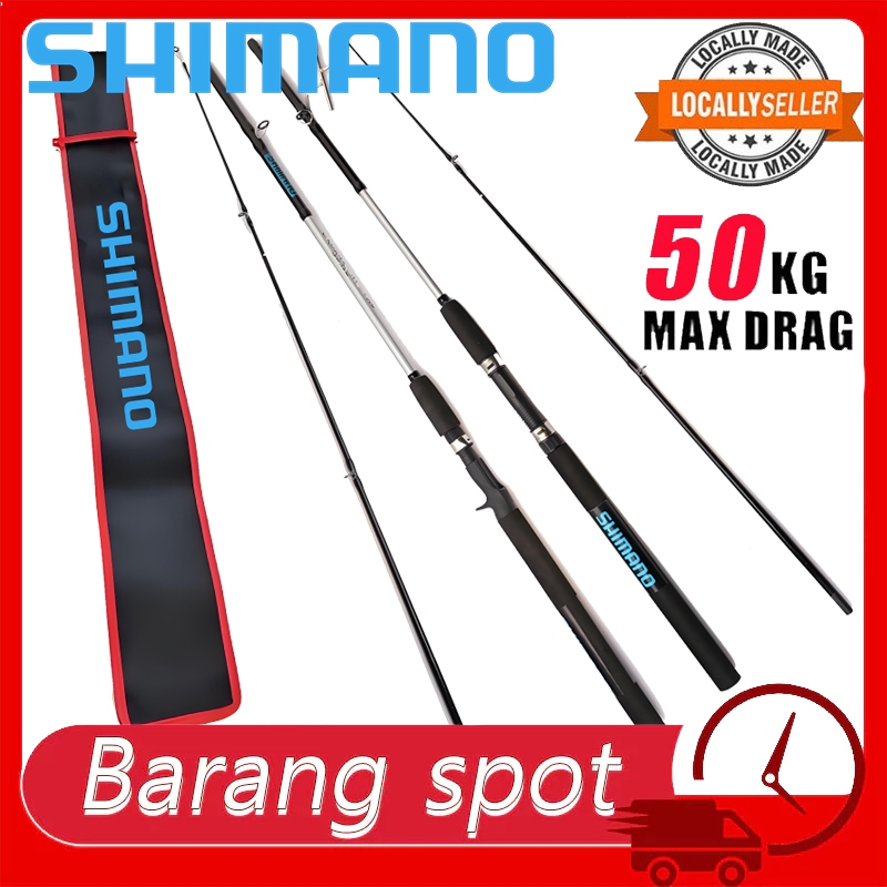 DAIWA Rod Spinning Joran Batang Pancing Rod Casting Fishing Rod MH Power 50KG Max Drag Jigging ...