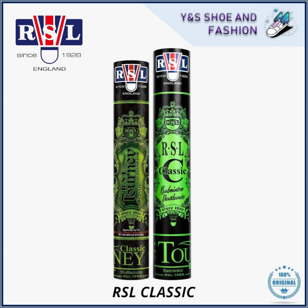 ORIGINAL RSL CLASSIC TOURNEY BADMINTON SHUTTLECOCK | Shopee Malaysia
