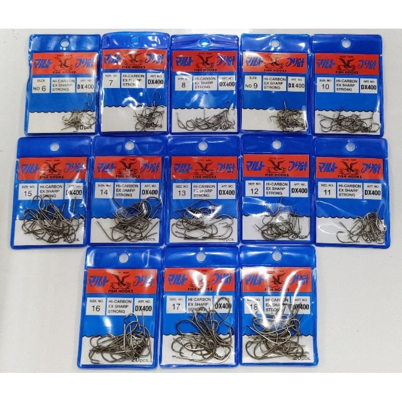 Eagle Wave Maruto Fishing Hook (Made in Japan) | Shopee Malaysia