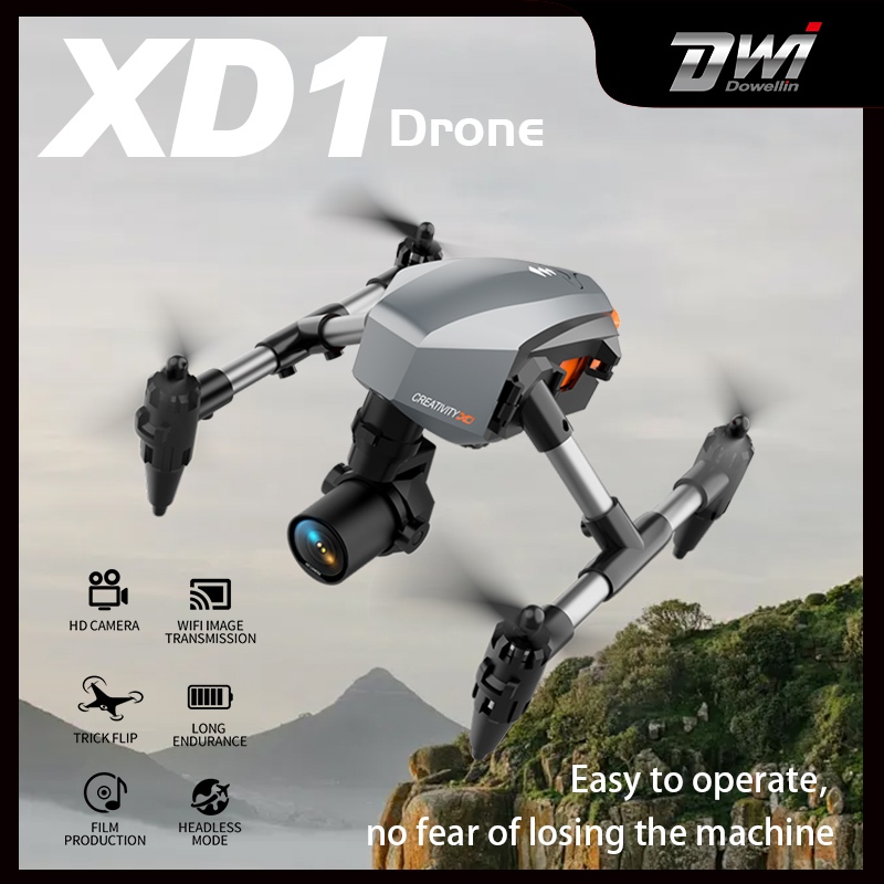 DWI XD1 Drone Mini 4k Camera Aerial Photography Remote Control Toy ...