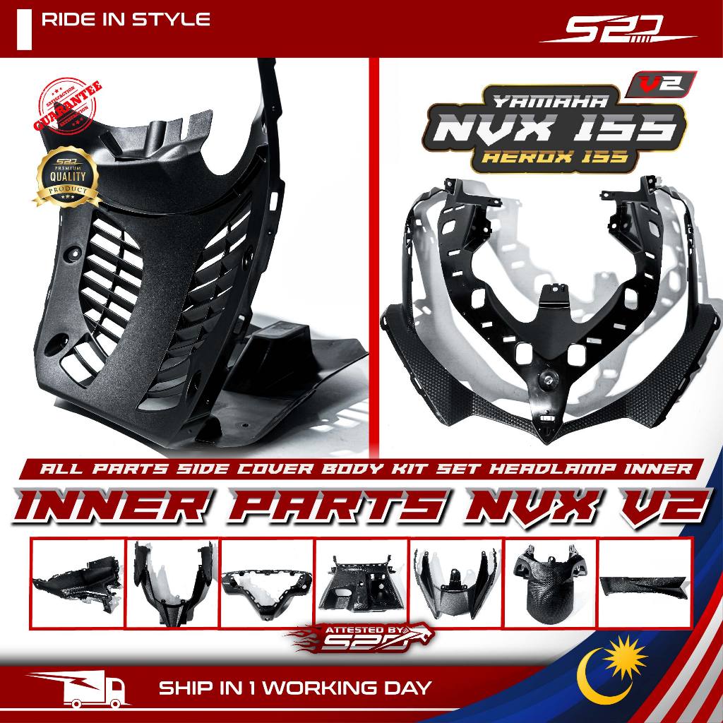 Inner Parts NVX V2 NVX155 AEROX Inner Set Separate Part Original YAMAHA ...