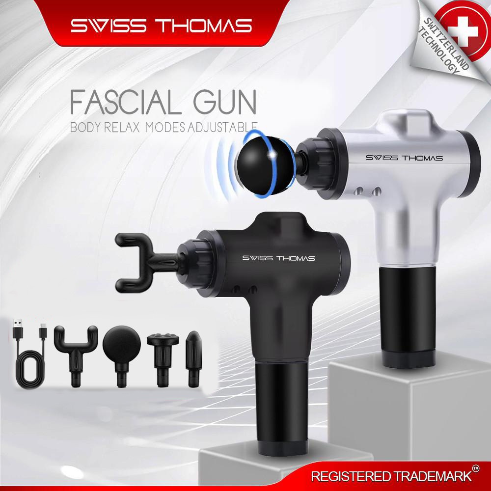 Swiss Thomas Heavy Duty Massage Gun Massage Machine Adjustable 6 Speeds ...