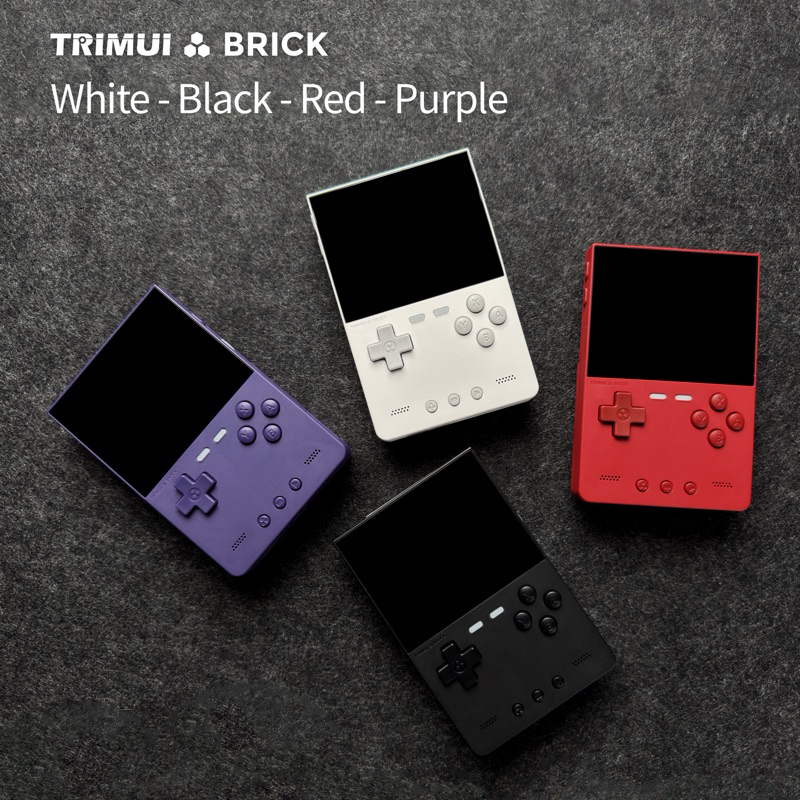 TRIMUI BRICK Konsol Permainan Pegang Tangan 3.2'' Skrin IPS Sistem ...