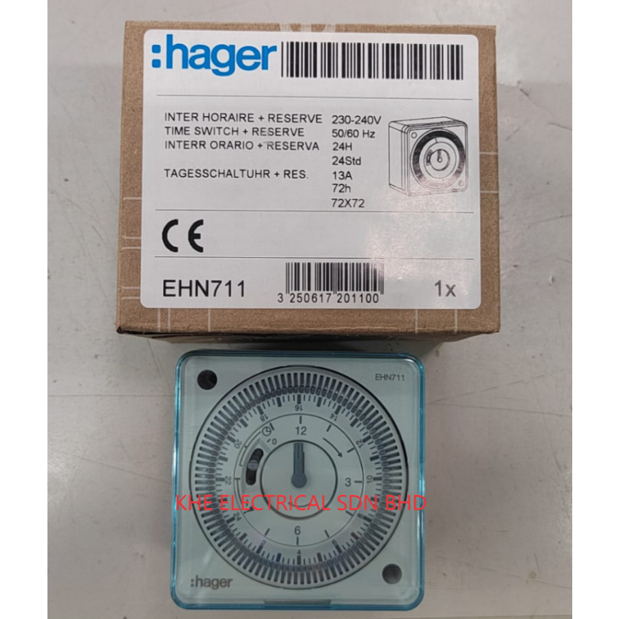 HAGER TIMER EHN711 24HOUR PLUG LIGHT | Shopee Malaysia