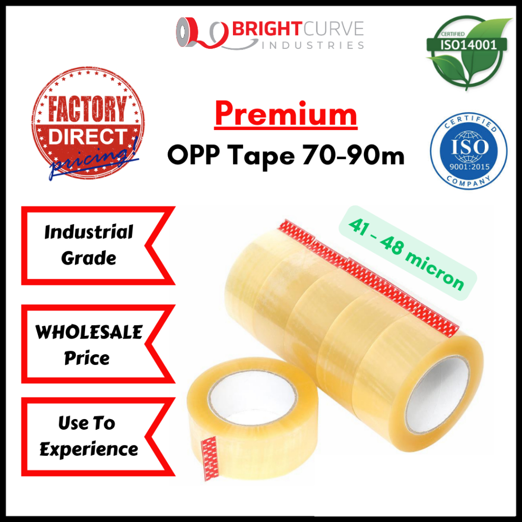 *Premium* OPP Transparent Tape / Cellophane / Stationery Tape ...