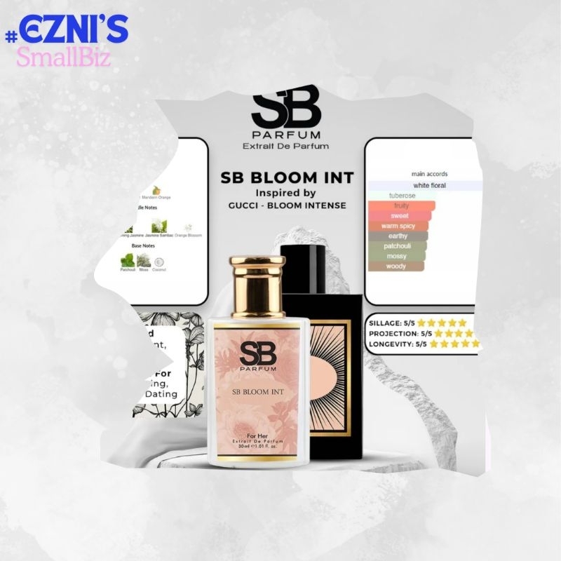 SB Bloom INT by SB PARFUM (30ML & 10ML) | Shopee Malaysia