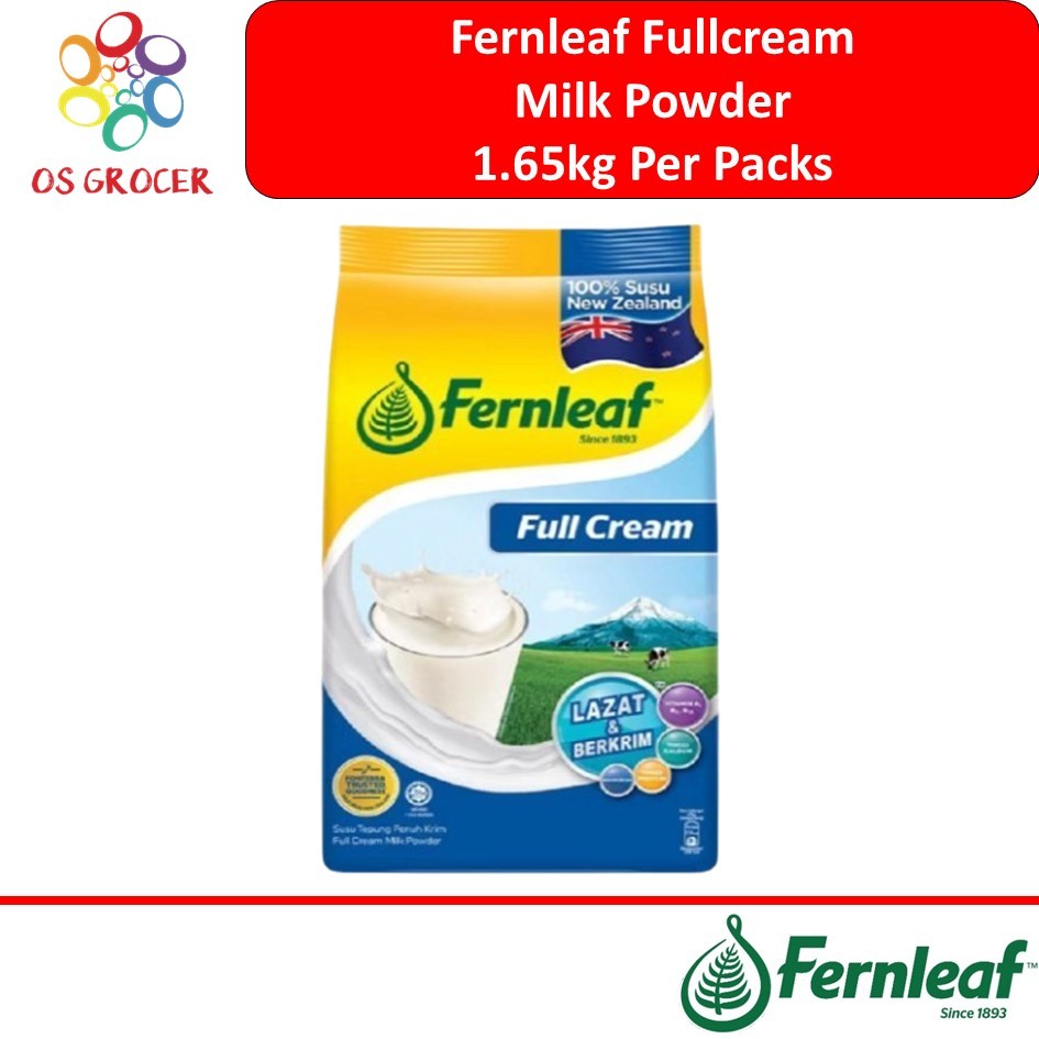 Fernleaf Fullcream Milk Powder 1.65kg | Shopee Malaysia