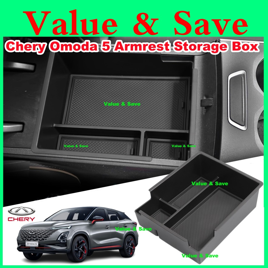 Chery O5 Omoda 5 🇲🇾 Car Armrest Box Storage Central Storage Decoration ...