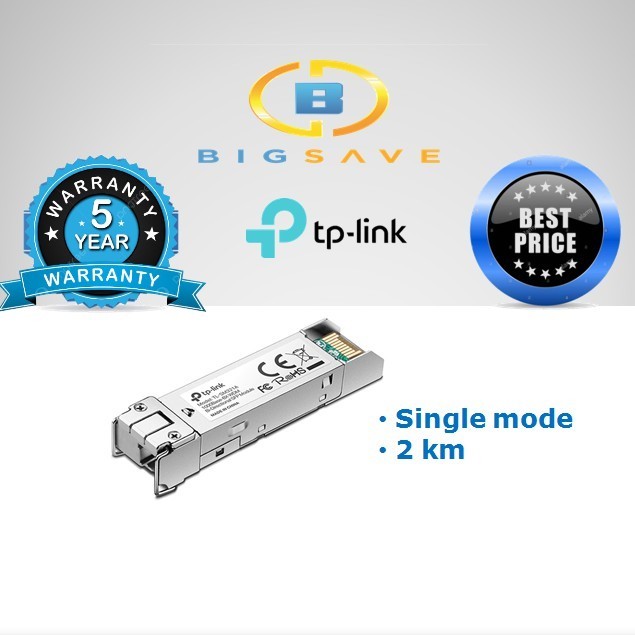 TP-LINK TL-SM321A-2 1000BASE-BX WDM Bi-DIRECTIONAL SFP MODULE (2KM) | Shopee Malaysia