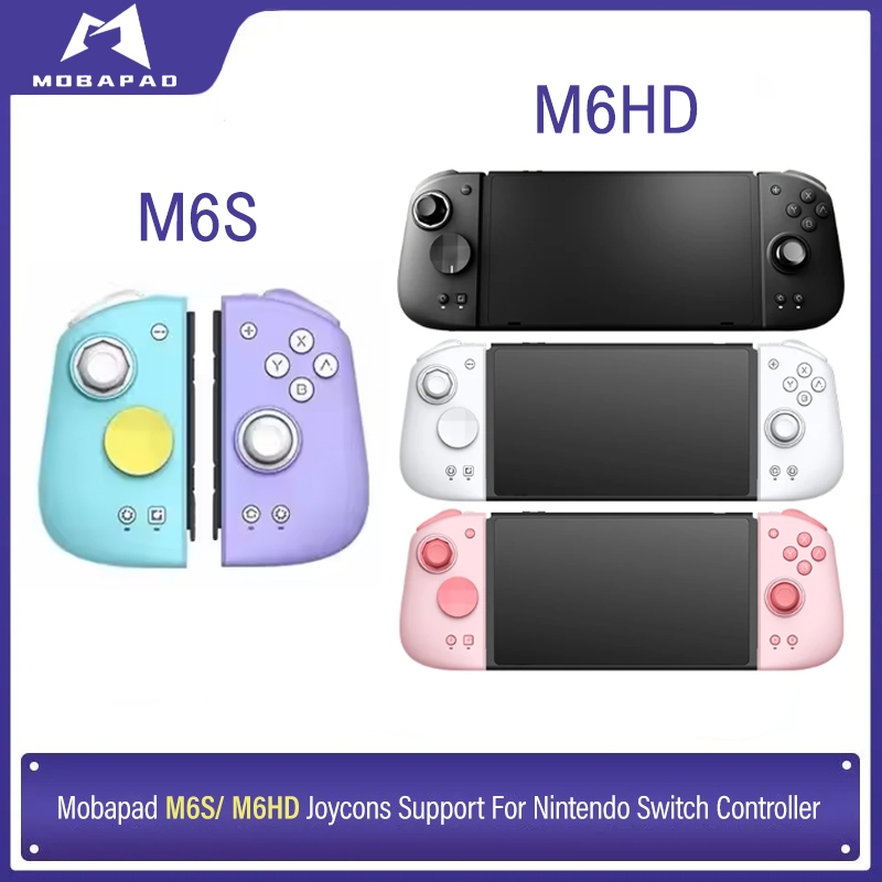 Mobapad M6 HD/M6S Joycons Support For Nintendo Switch Controller Adjustable Joystick Hall Effect ...