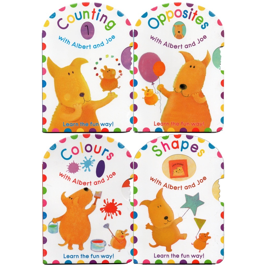 Albert and Joe Children's book - Counting, Opposite, Shapes & Colours ...